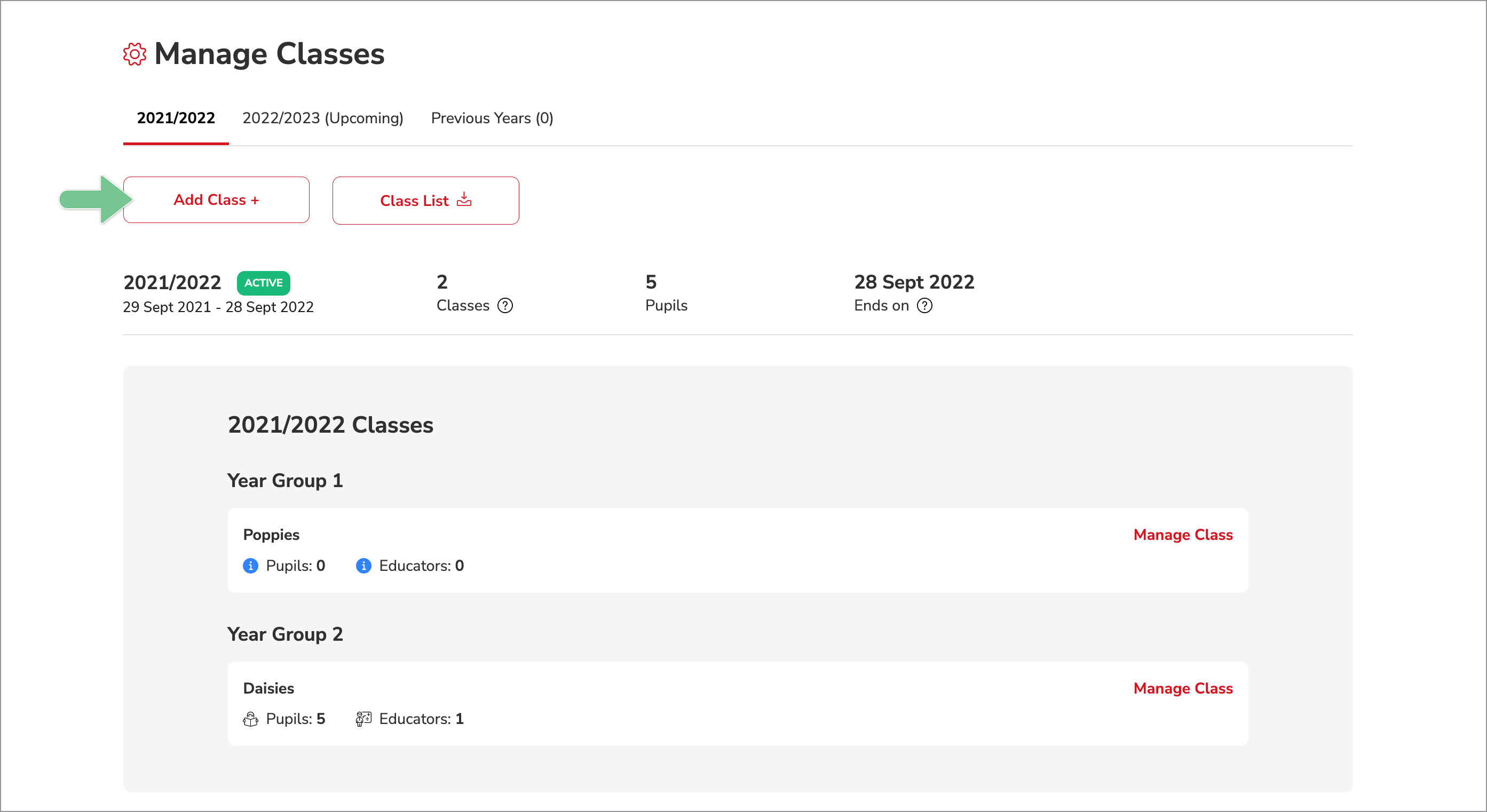 How to create a new class